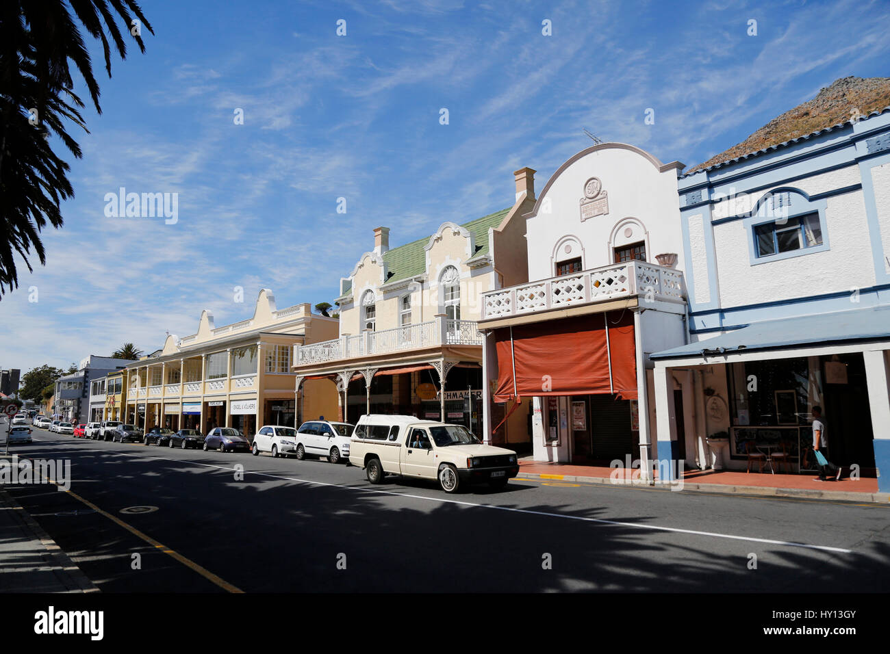 Street scene in Simon's Town 'Simonstad' South Africe Stock Photo - Alamy