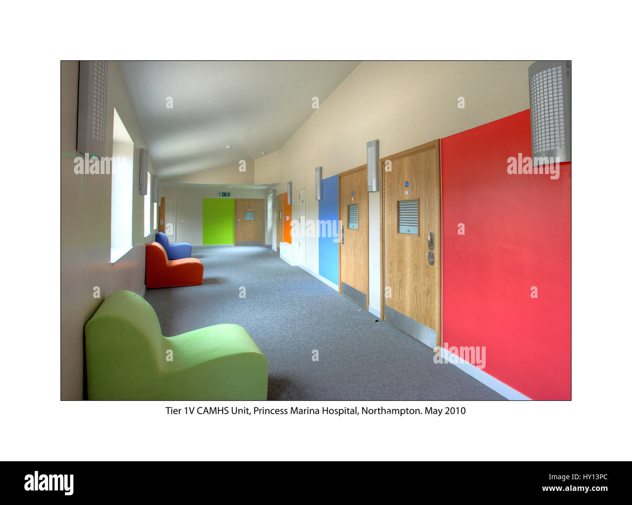 Modern interior reception area Cut Out Stock Images & Pictures - Alamy