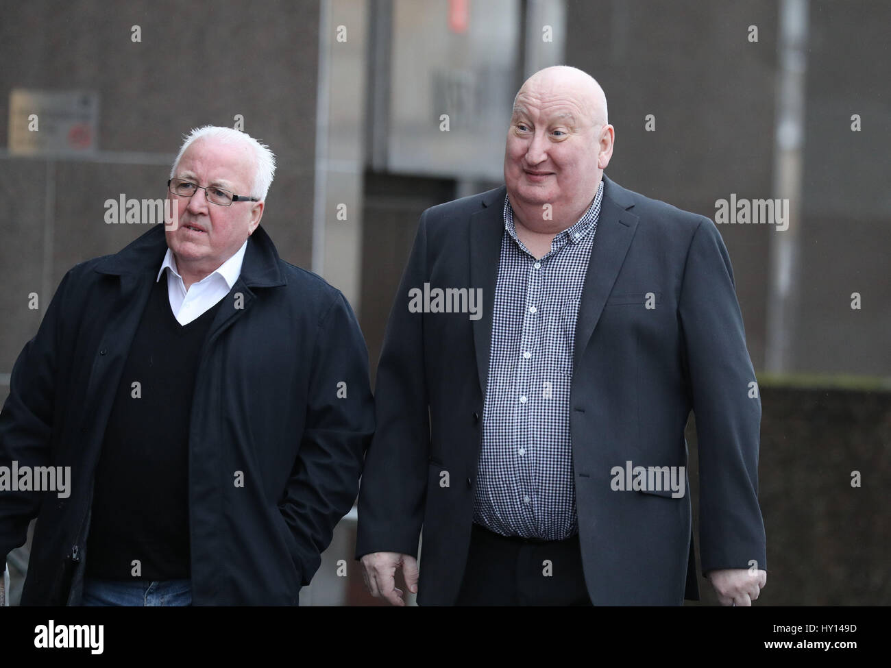 RETRANSMISSION AMENDING LEFT TO RIGHT Harry Clarke (right), the driver ...