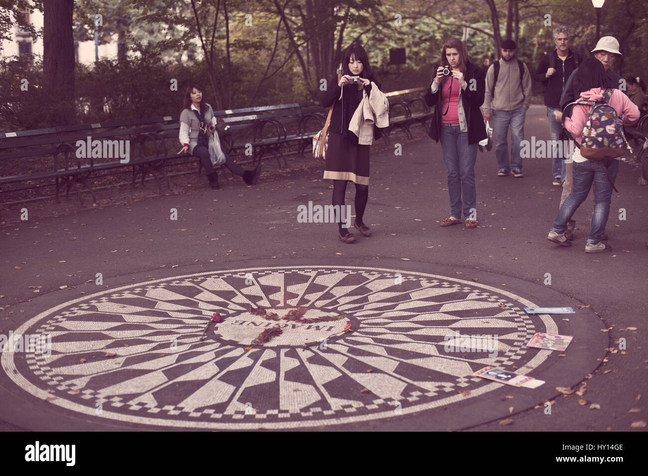 Dedicated to the memory of john lennon hi-res stock photography and ...