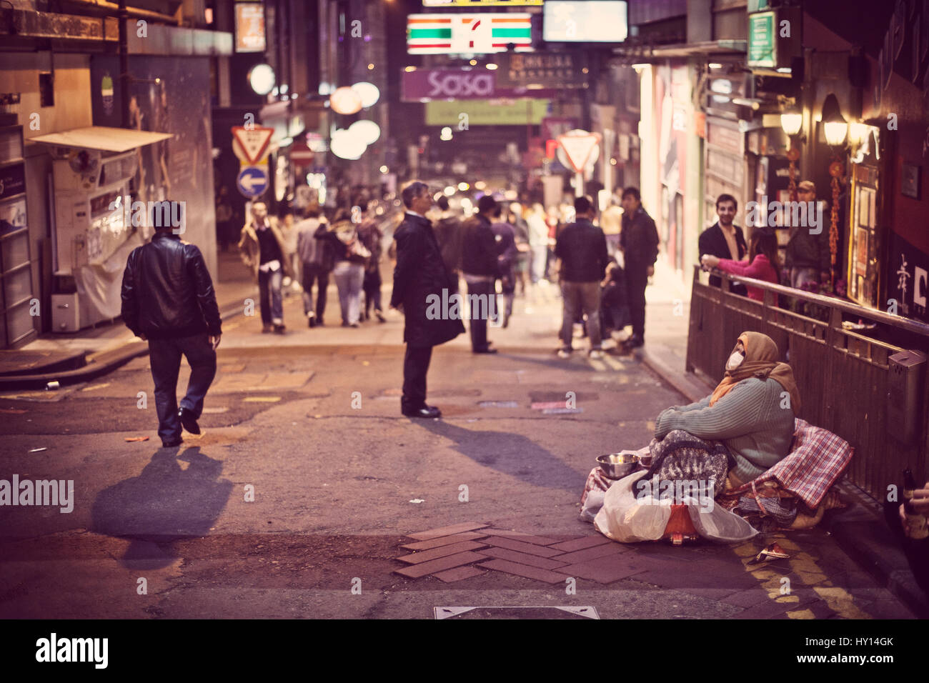 Chinese homeless person hi-res stock photography and images - Alamy