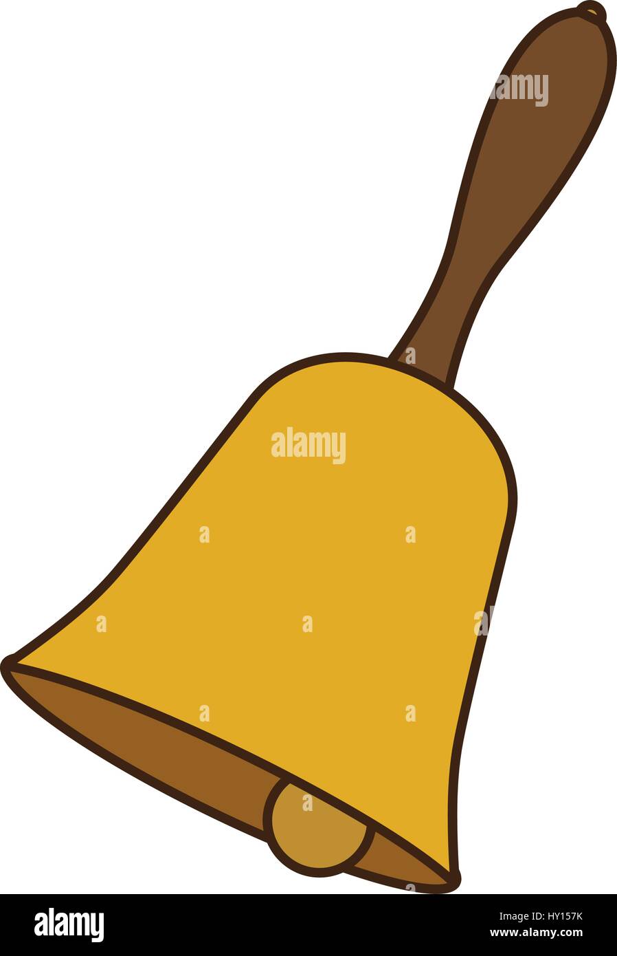 opaque color hand bell figure design Stock Vector Image & Art - Alamy