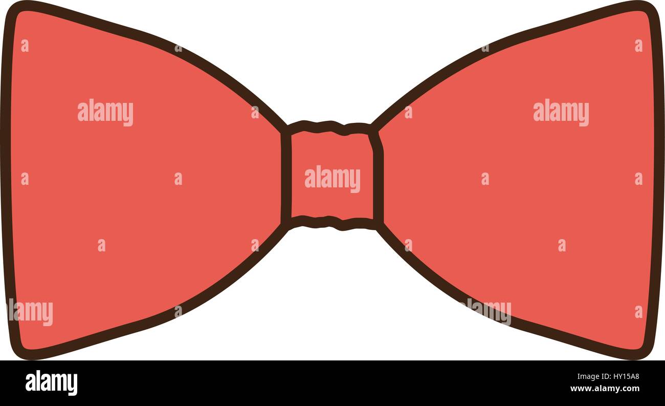 opaque color small cute red ribbon with bow Stock Vector Image & Art ...