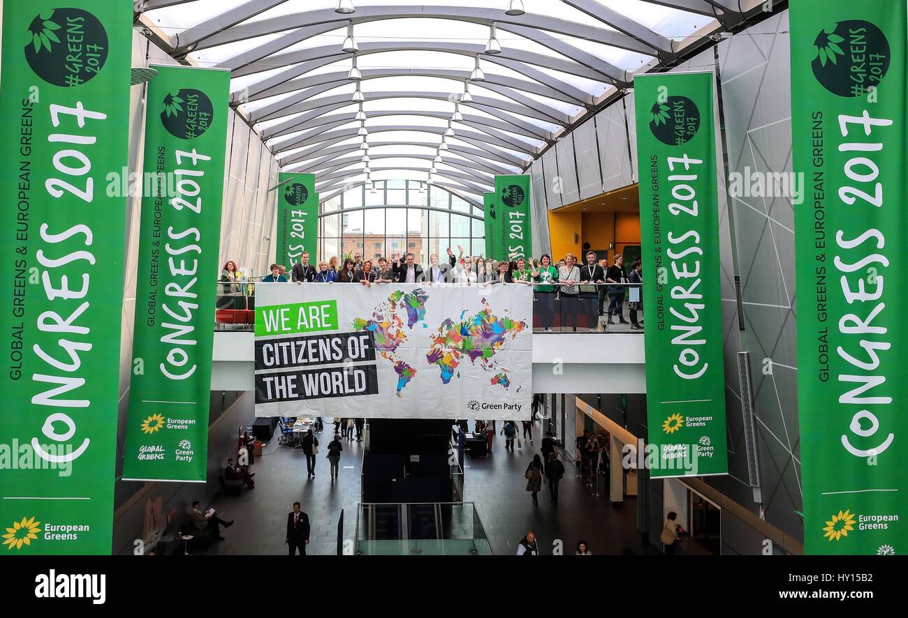 Green Party leaders from around the world pose for a photograph in ...