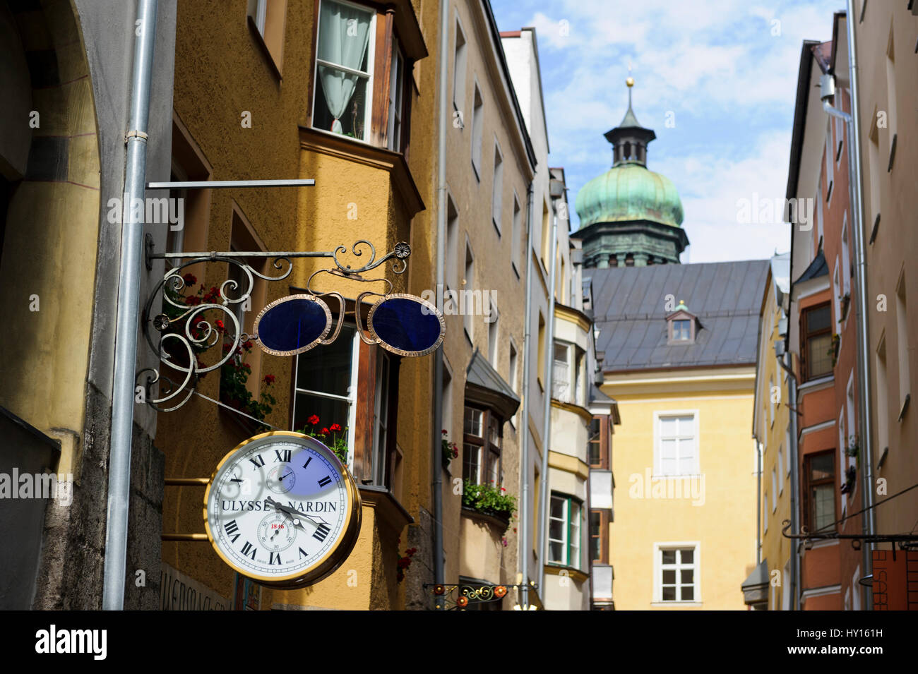 Clock shop innsbruck hi-res stock photography and images - Alamy