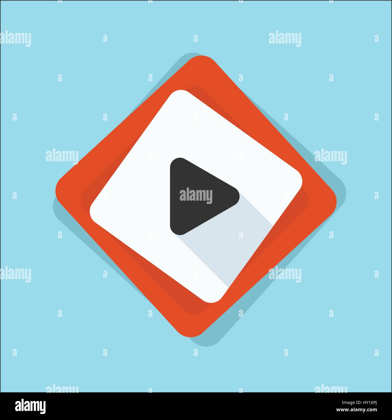 Play Button illustration Stock Vector Image & Art - Alamy