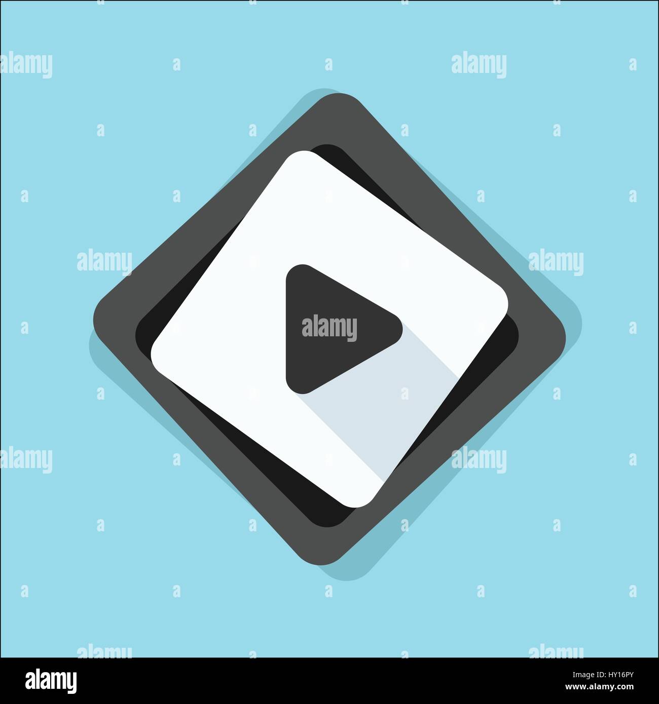 Play Button illustration Stock Vector Image & Art - Alamy