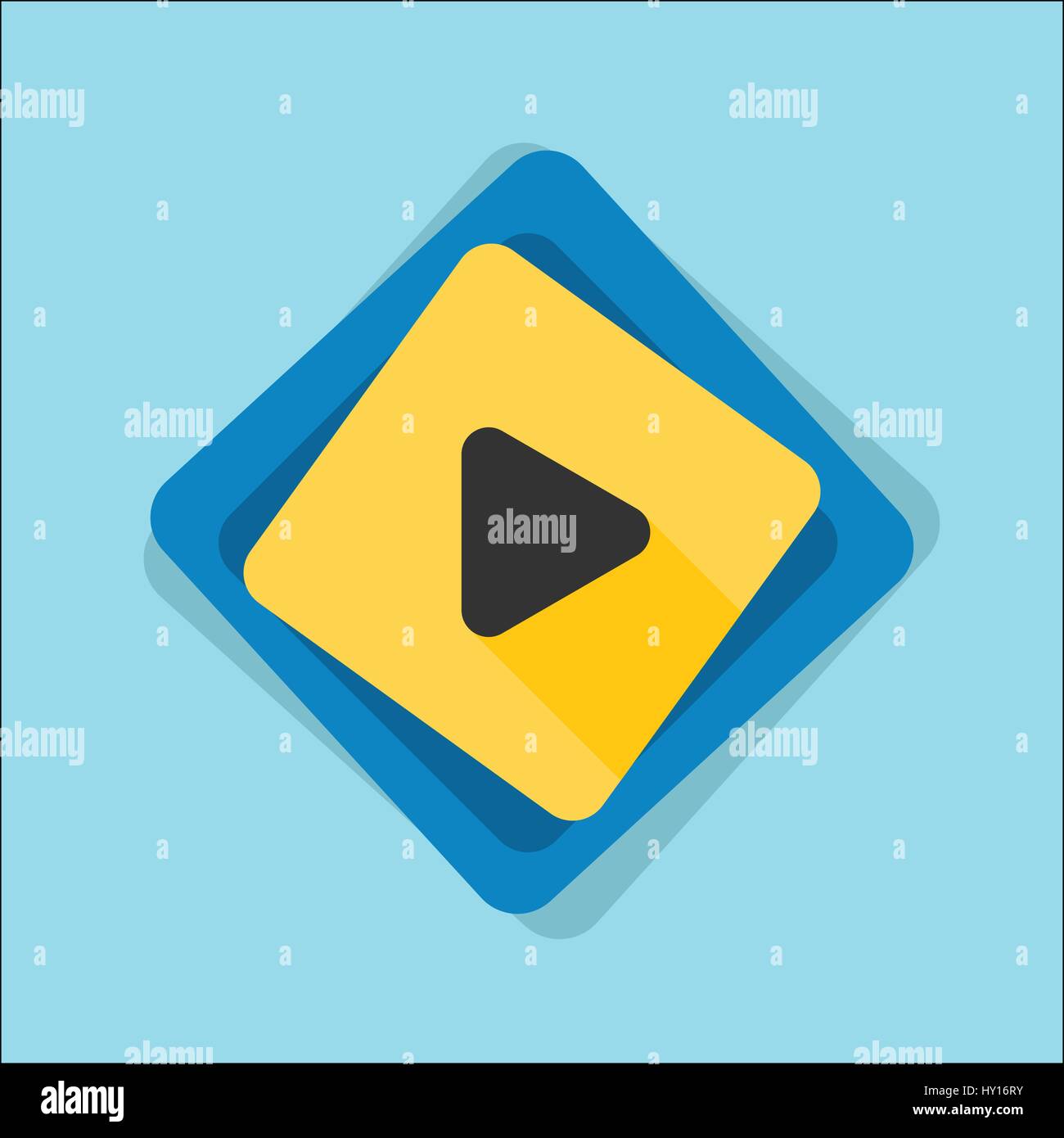 Play Button illustration Stock Vector Image & Art - Alamy