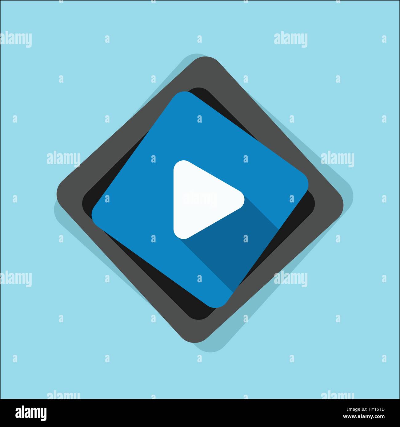 Play Button illustration Stock Vector Image & Art - Alamy