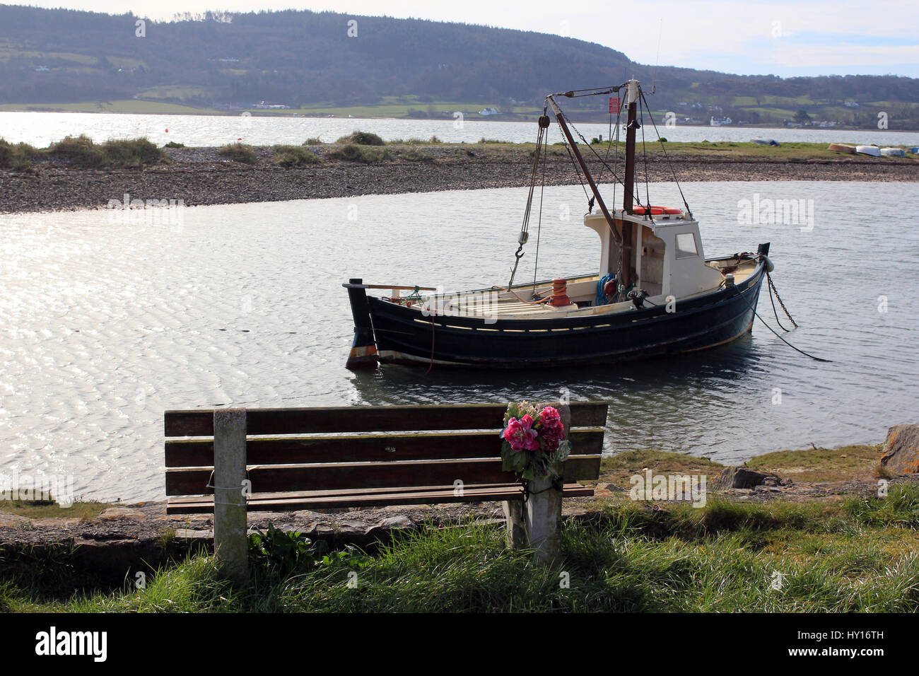 ship at anchor Stock Photo - Alamy