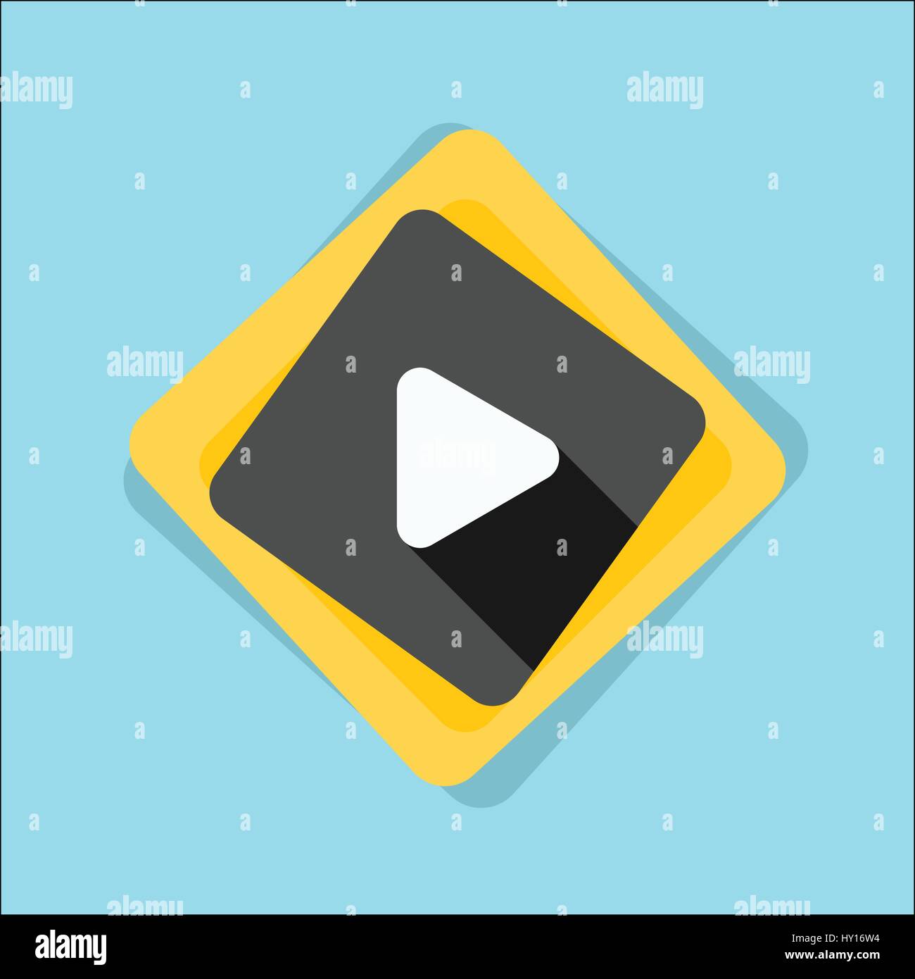 Play Button illustration Stock Vector Image & Art - Alamy