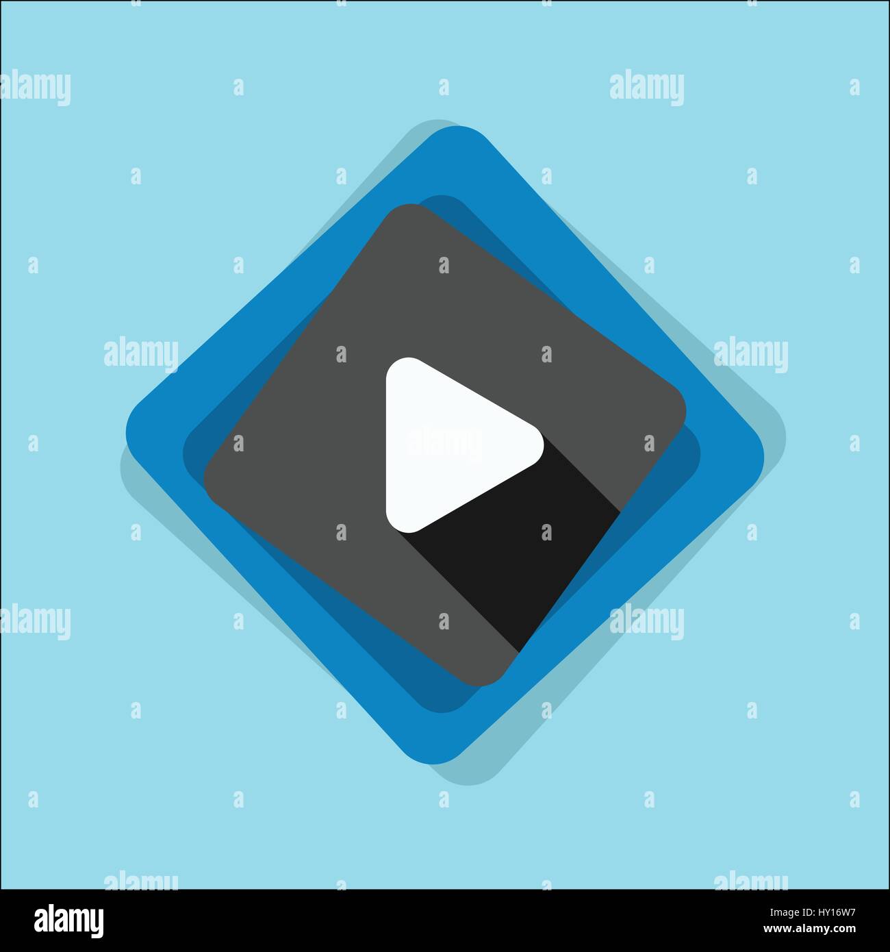 Play Button illustration Stock Vector Image & Art - Alamy