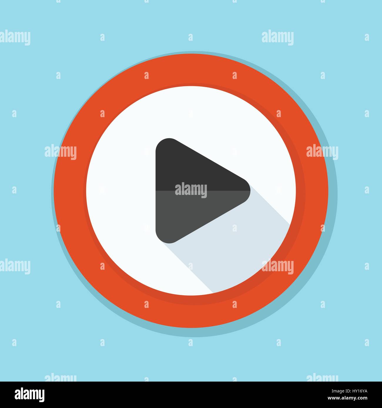Play Button illustration Stock Vector Image & Art - Alamy