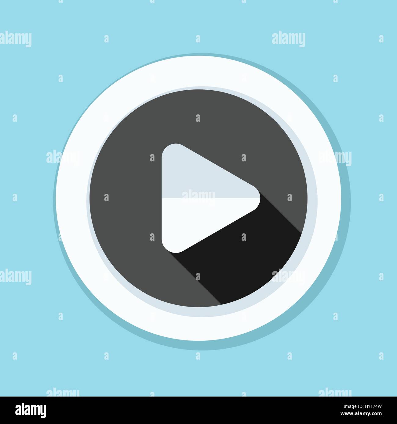 Play Button illustration Stock Vector Image & Art - Alamy