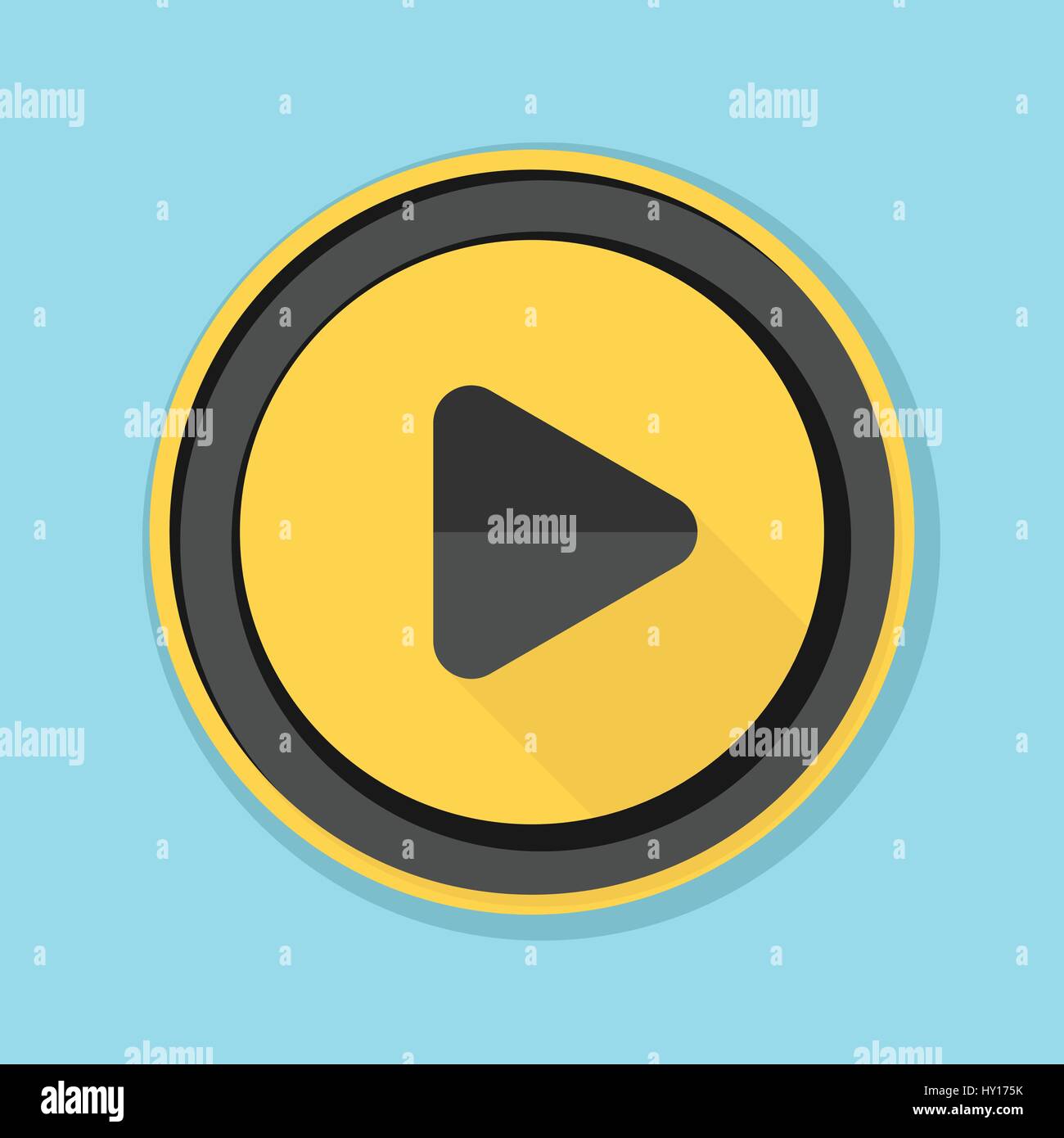 Play Button illustration Stock Vector Image & Art - Alamy