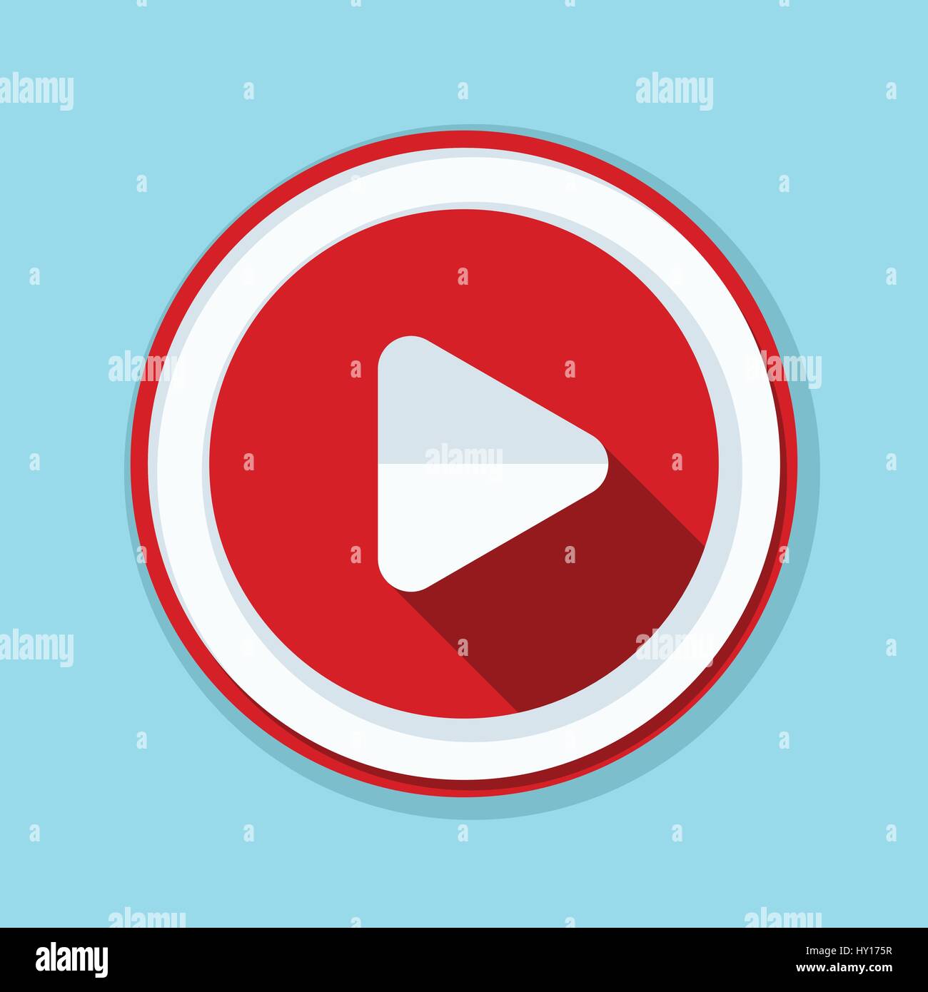 Play Button illustration Stock Vector Image & Art - Alamy