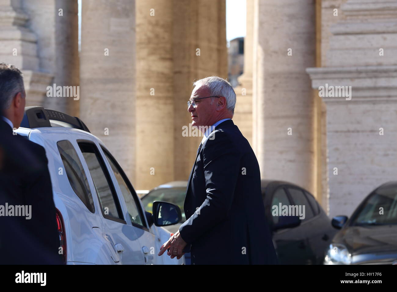 Rome, Italy. 30th Mar, 2017. Italian football coach Claudio Ranieri ...