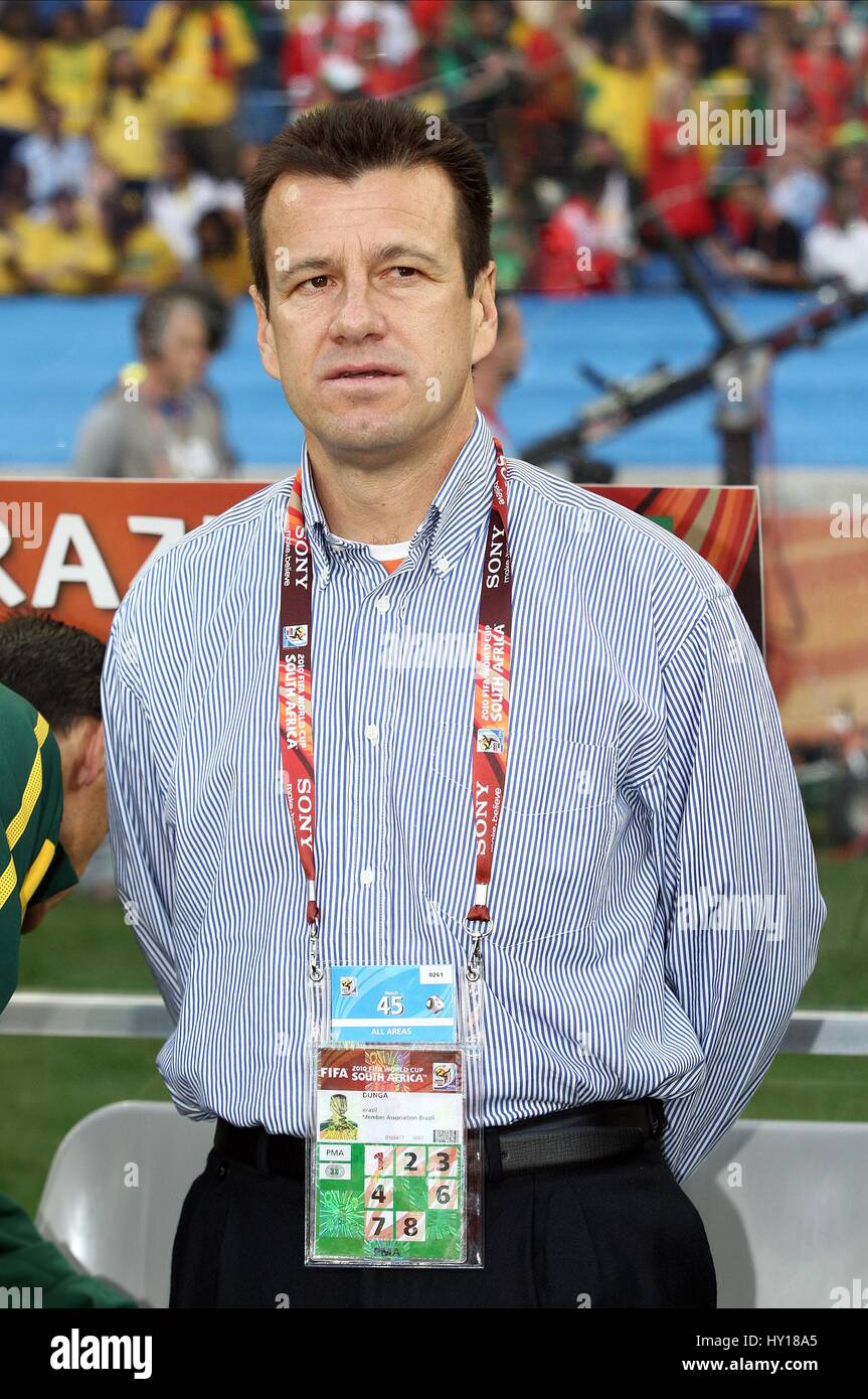 DUNGA BRAZIL HEAD COACH BRAZIL HEAD COACH DURBAN STADIUM DURBAN SOUTH ...