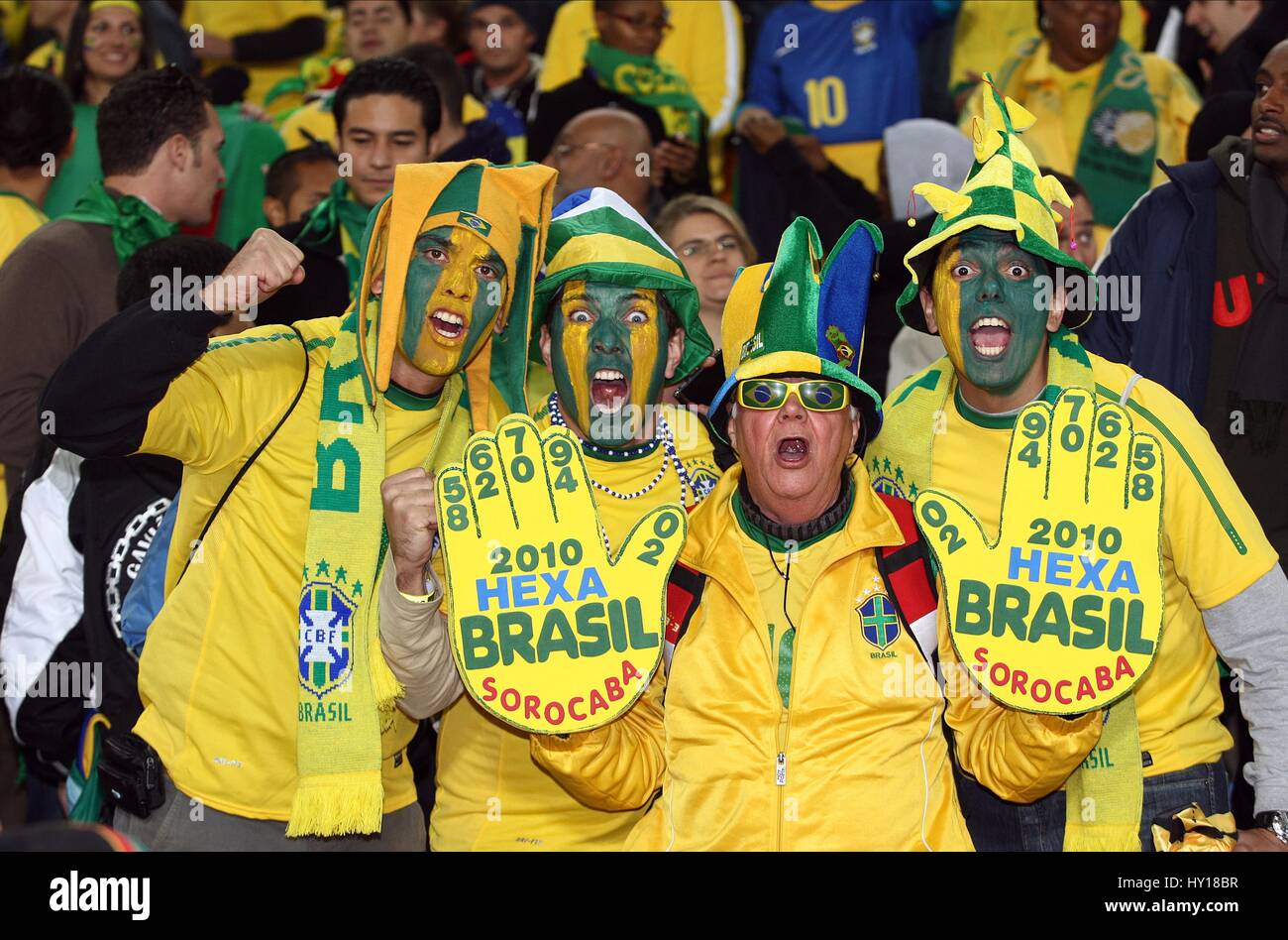 Brazil football fans soccer city hi-res stock photography and images ...