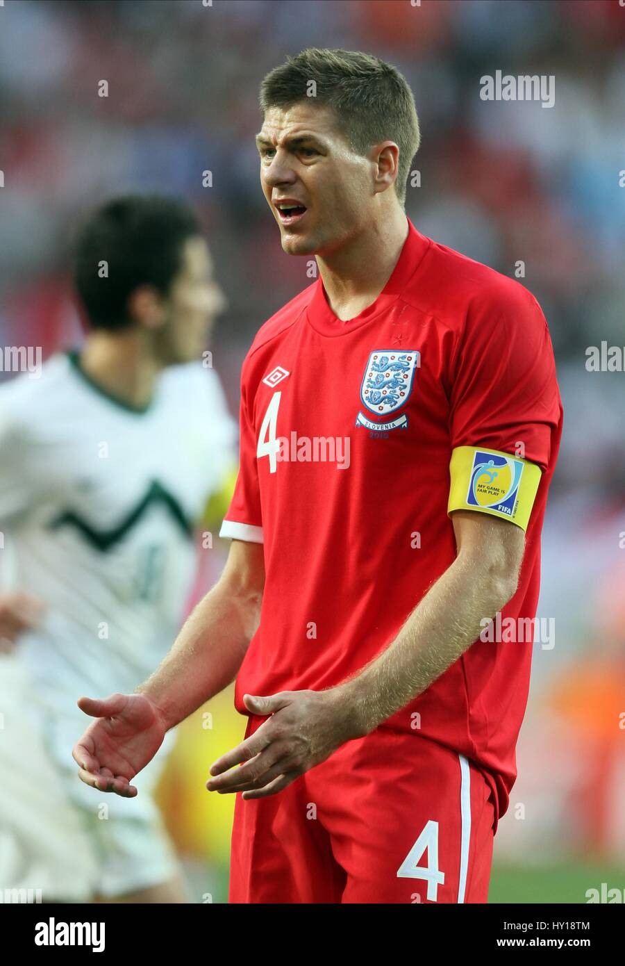 STEVEN GERRARD, ENGLAND and LIVERPOOL FC, SLOVENIA V ENGLAND, FIFA ...