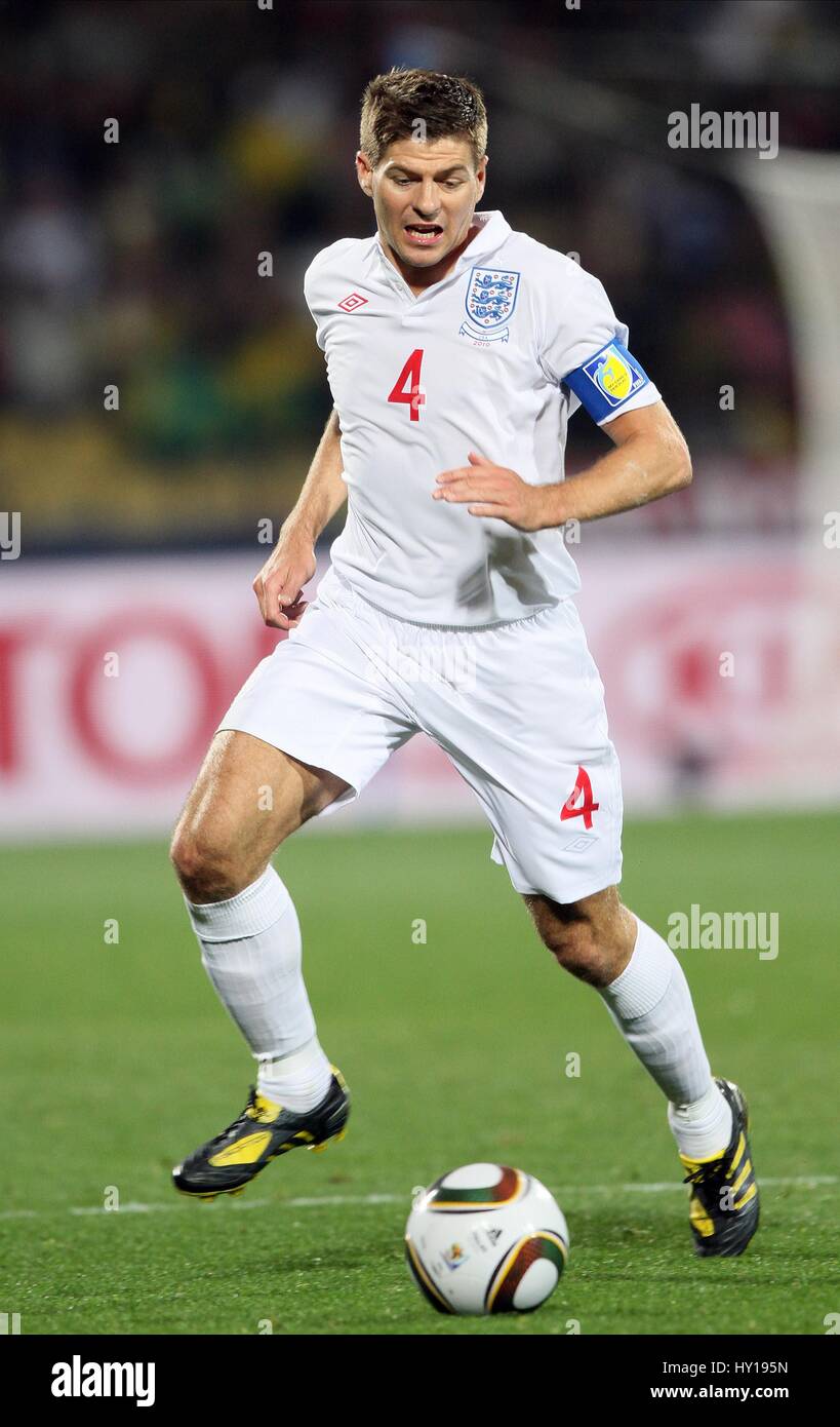 STEVEN GERRARD, ENGLAND and LIVERPOOL FC, ENGLAND V USA, 2010 Stock ...