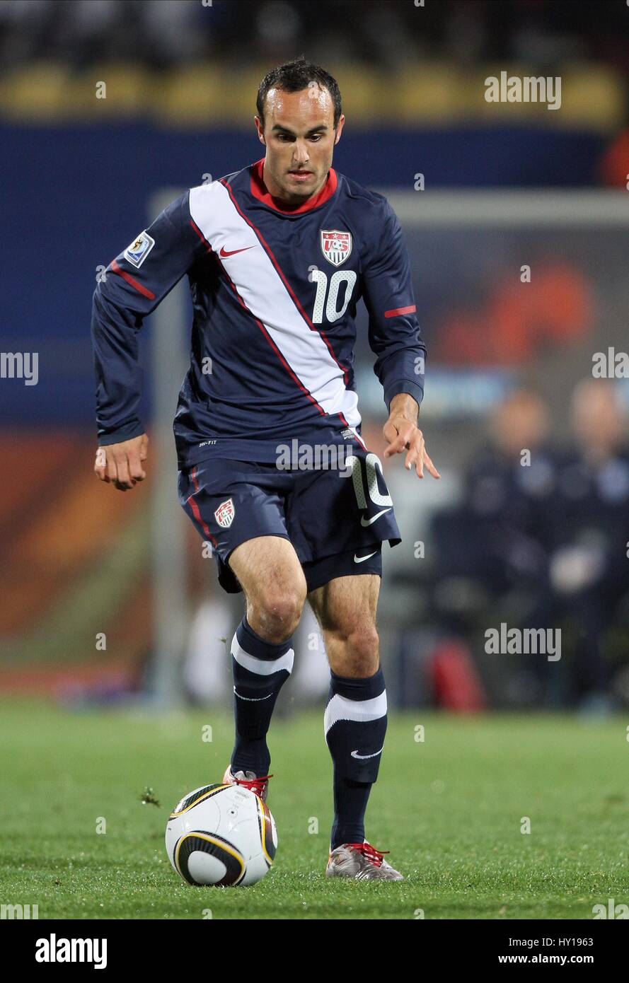 LANDON DONOVAN USA & EVERTON FC USA & EVERTON FC ROYAL BAFOKENG STADIUM ...