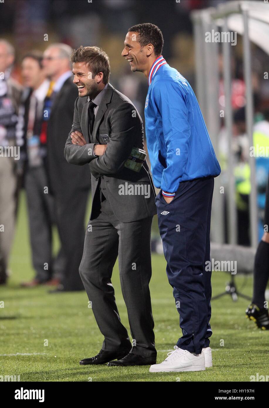 DAVID BECKHAM & RIO FERDINAND ENGLAND TEAM ENGLAND TEAM ROYAL BAFOKENG ...