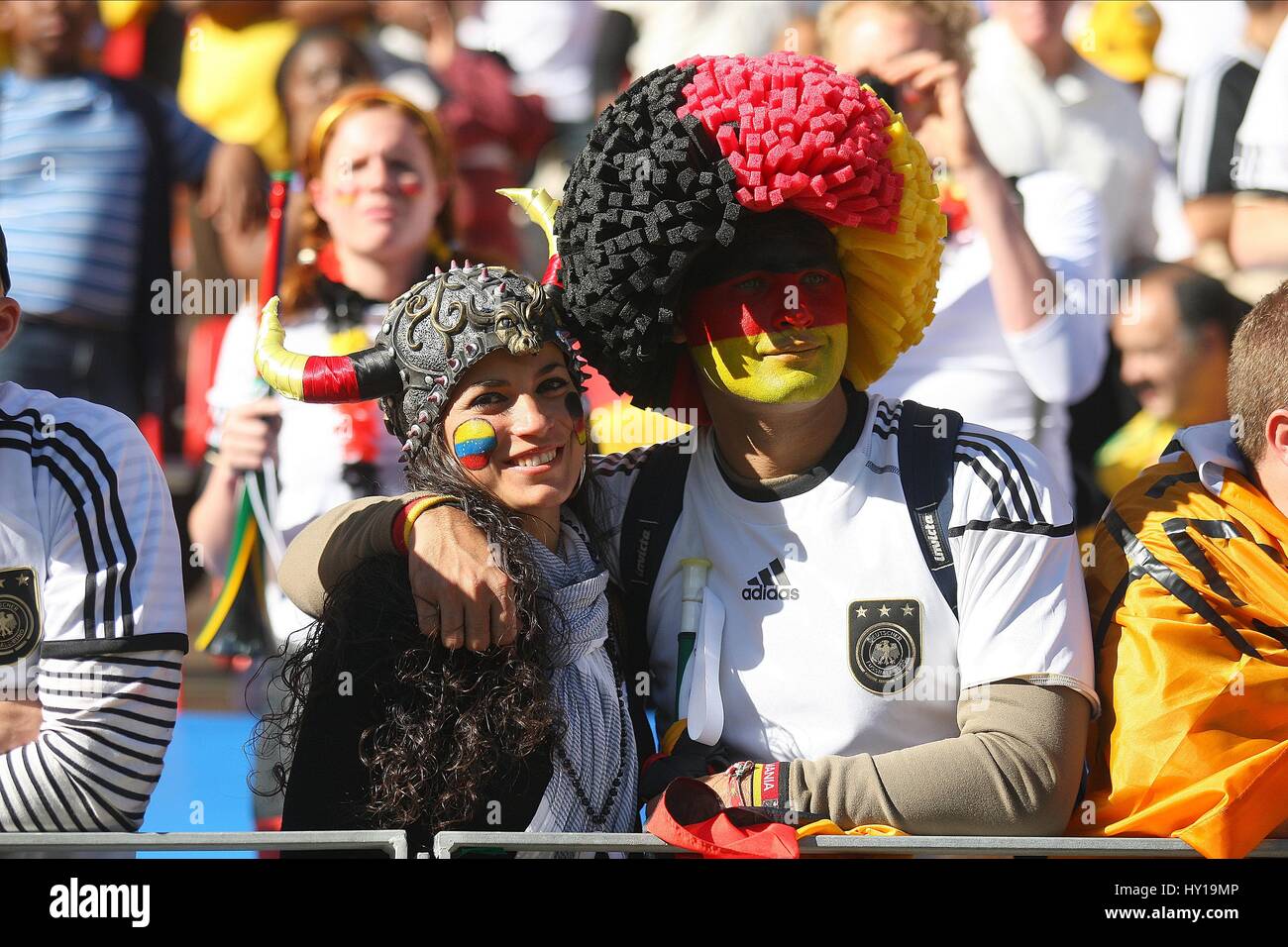 GERMAN FANS GERMANY V SERBIA GERMANY V SERBIA NELSON MANDELA BAY ...