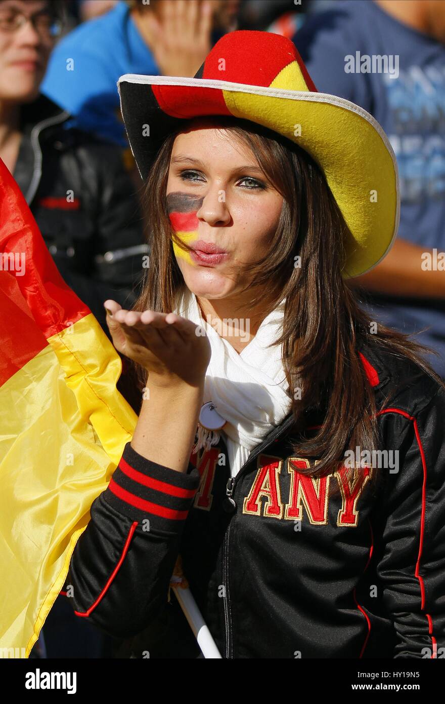 GERMAN FAN BLOWING KISS GERMANY V ENGLAND GERMANY V ENGLAND FREE STATE ...