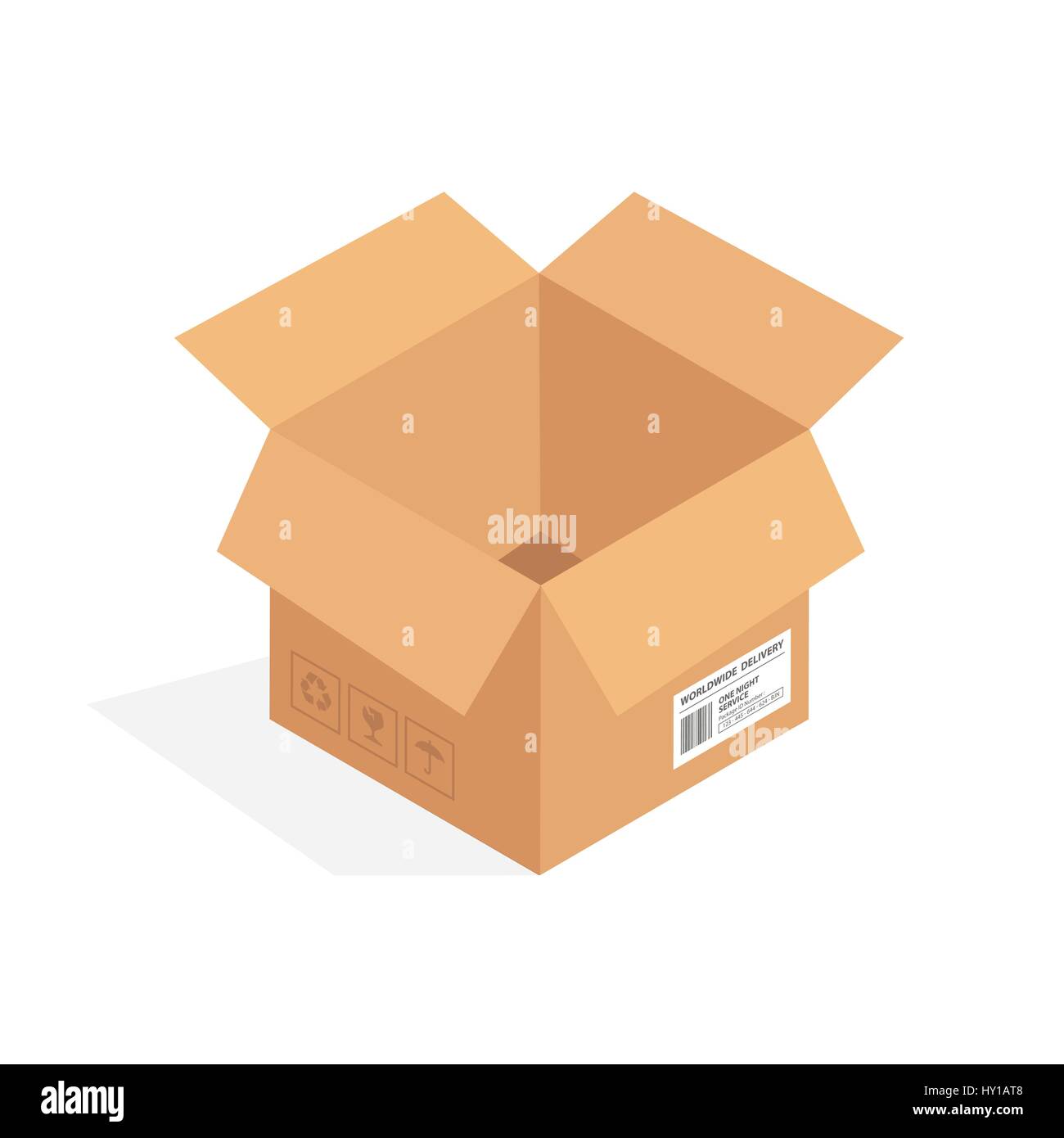 Isometric industry box Cut Out Stock Images & Pictures - Alamy