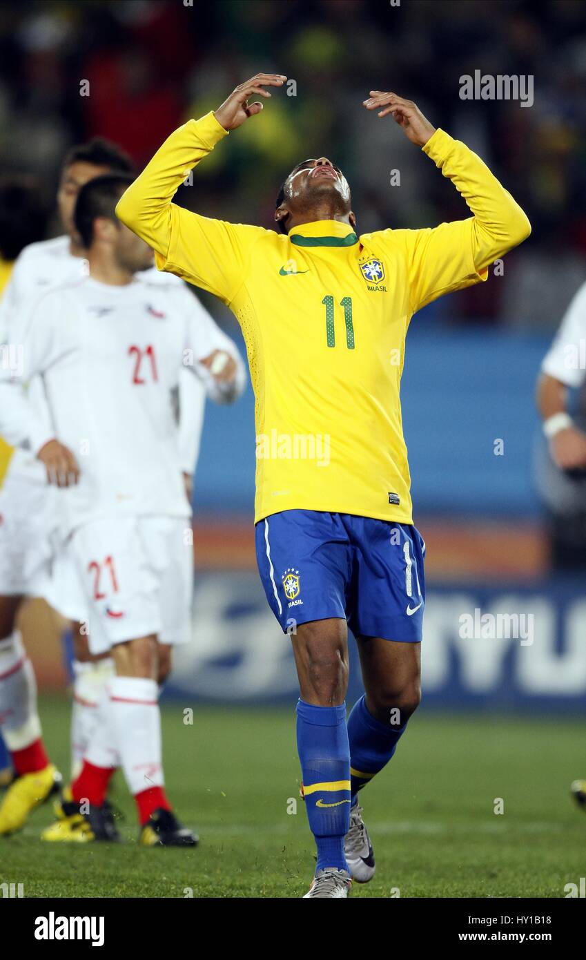 ROBINHO BRAZIL V CHILE ELLIS PARK JOHANNESBURG SOUTH AFRICA 28 June ...