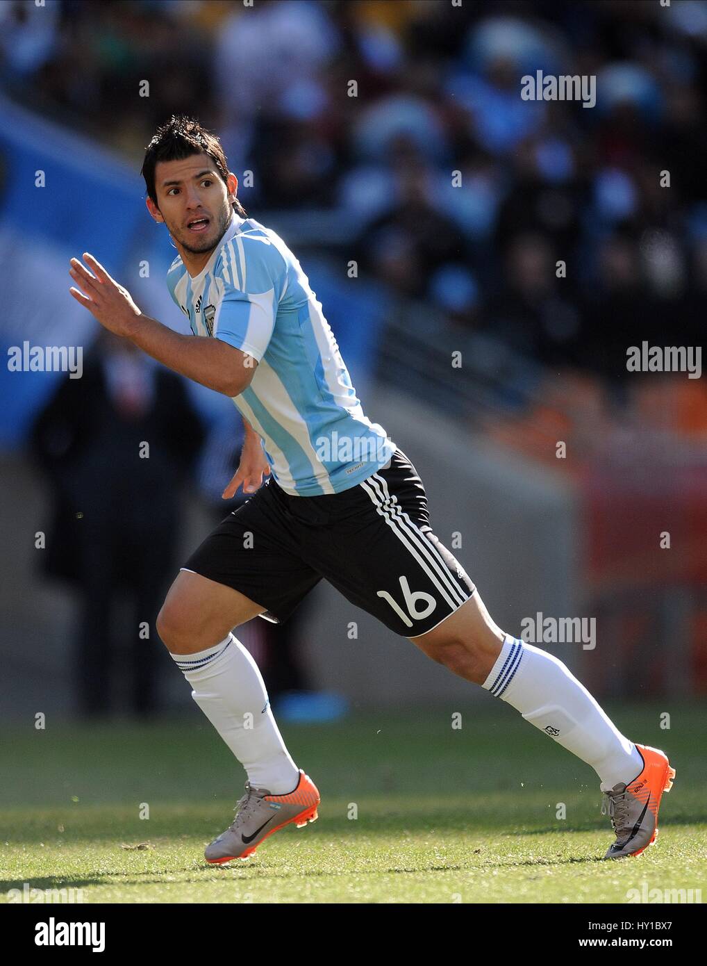Sergio aguero argentina 2010 hi-res stock photography and images - Alamy