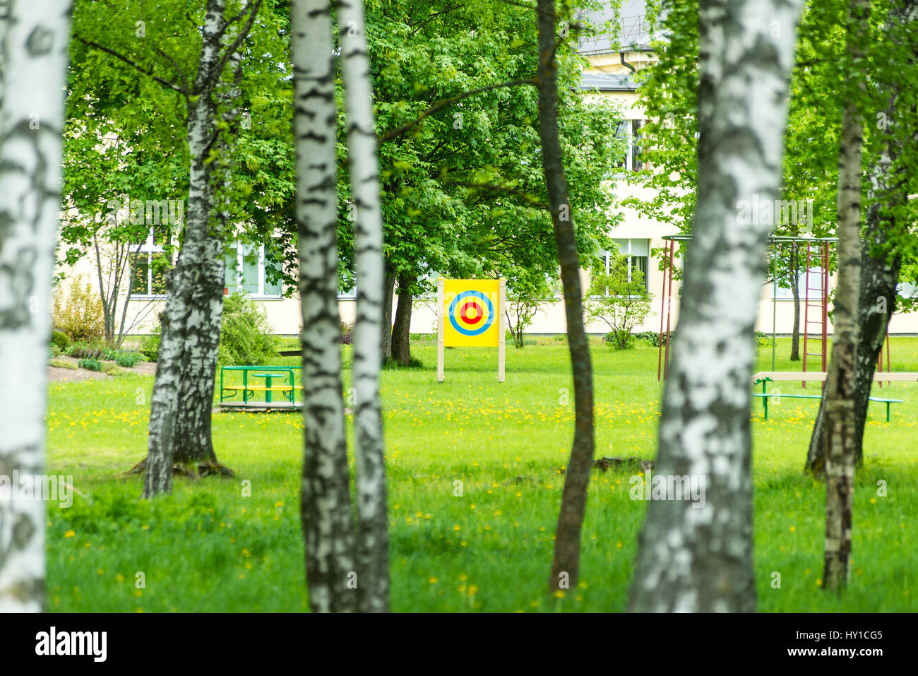 countryside buildings in summer in small village Stock Photo - Alamy