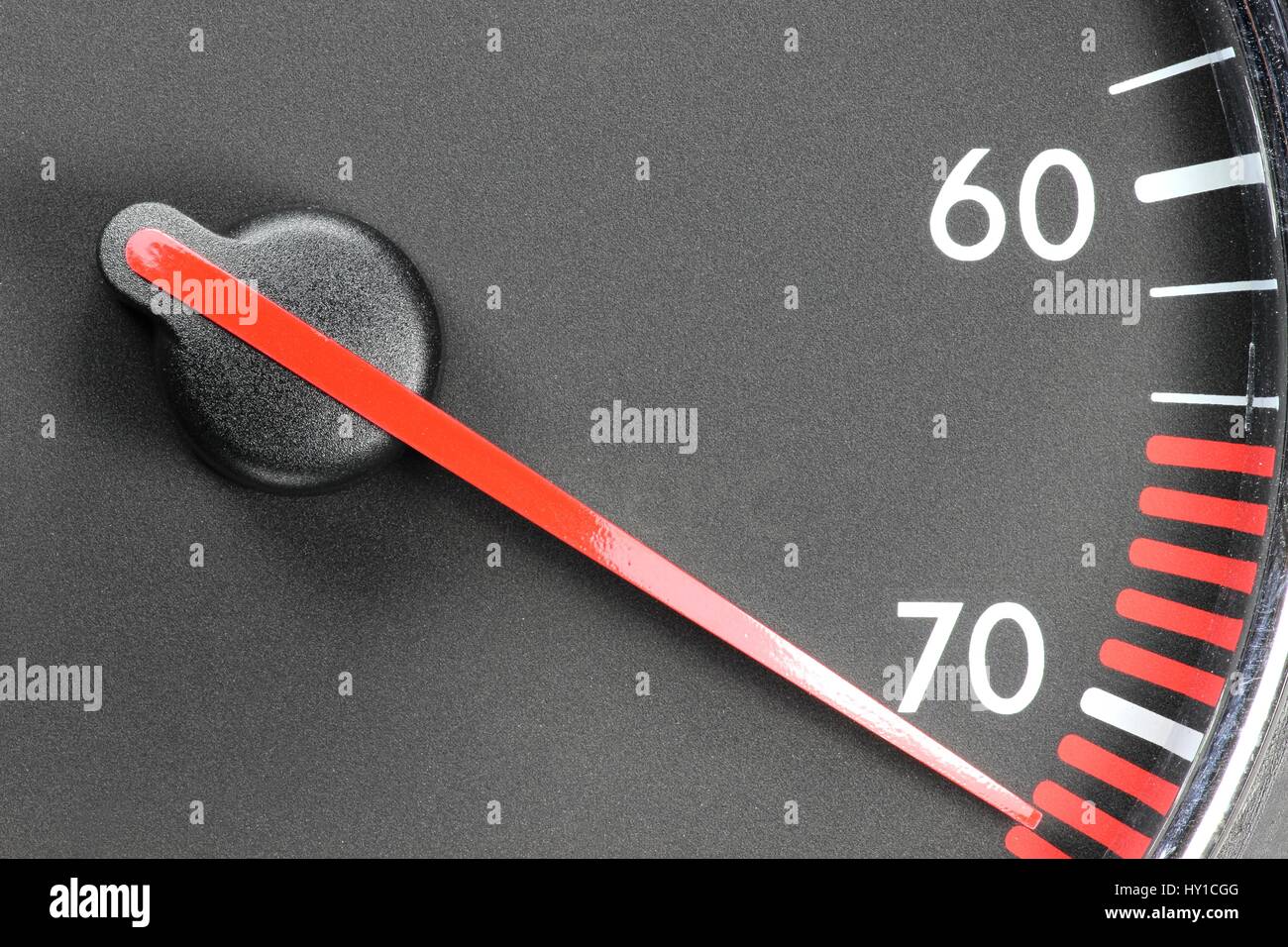 tachometer in red sphere Stock Photo - Alamy