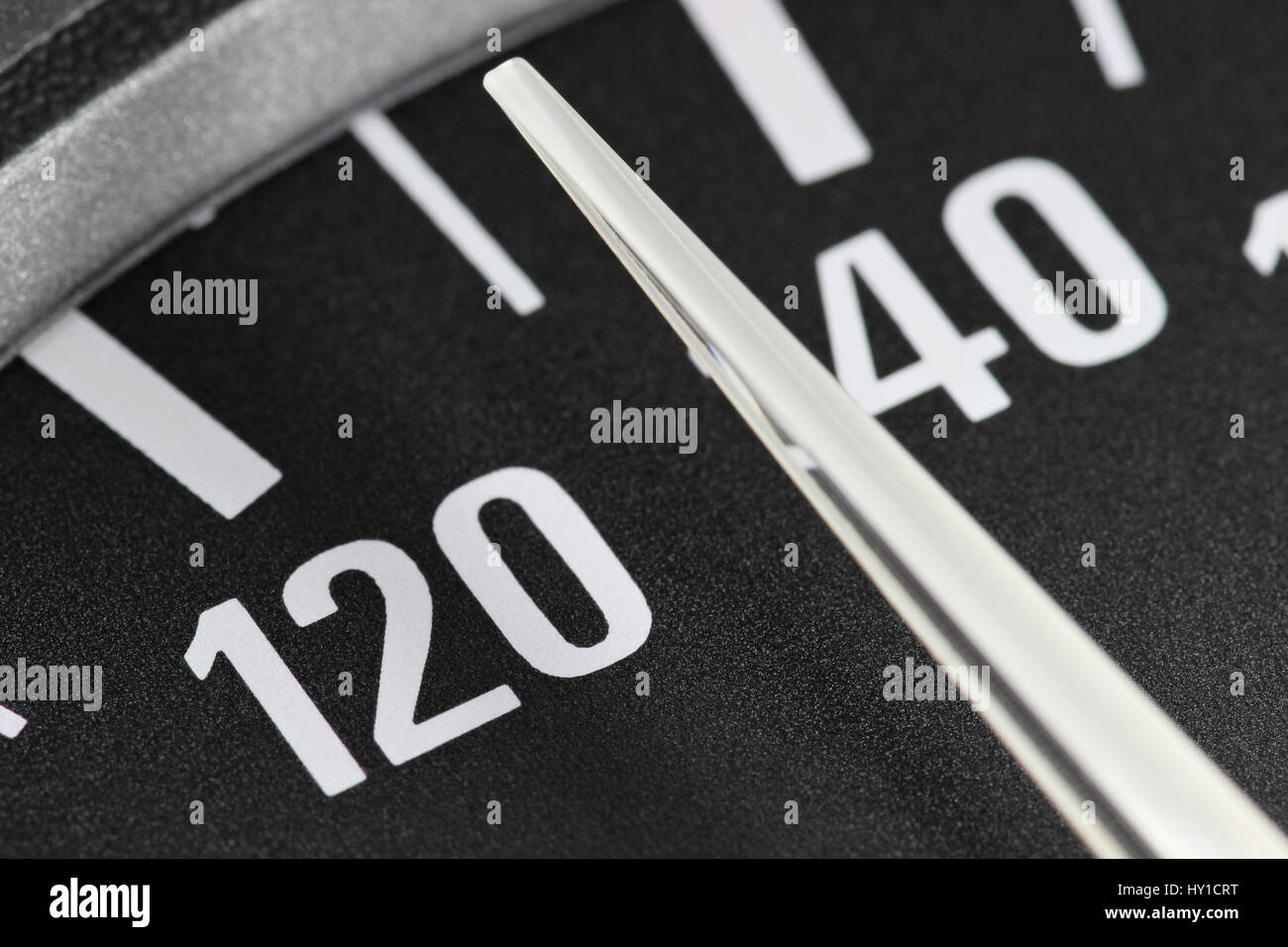 Speedometer 130 km h hi-res stock photography and images - Alamy