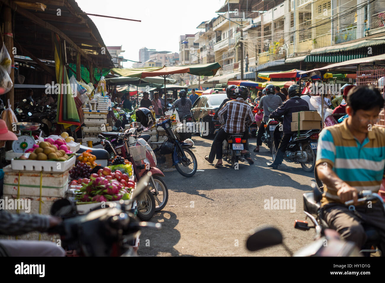 Russian Market in Phnom Penh, Cambodia, Asia Stock Photo - Alamy