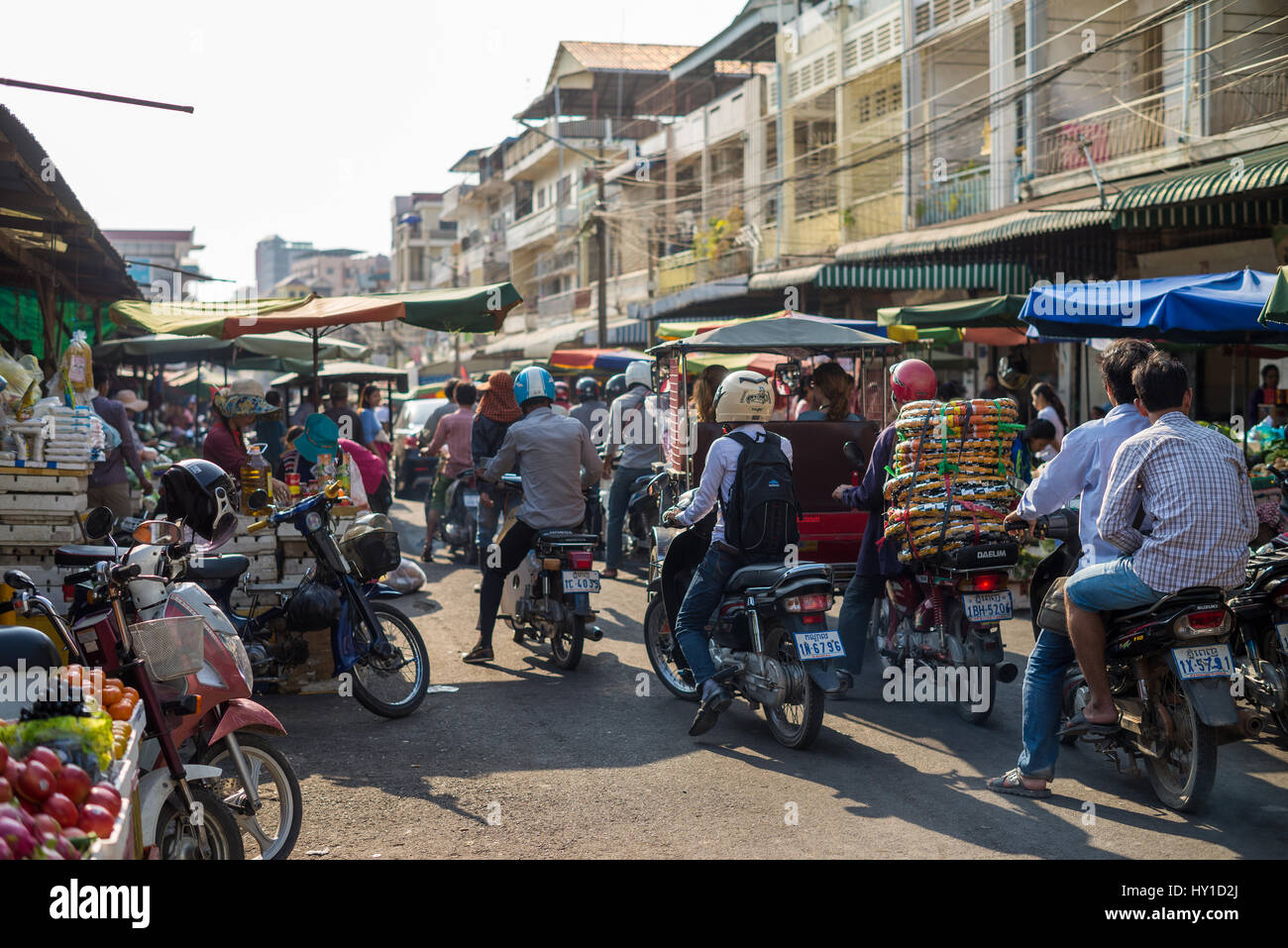 Russian Market in Phnom Penh, Cambodia, Asia Stock Photo - Alamy