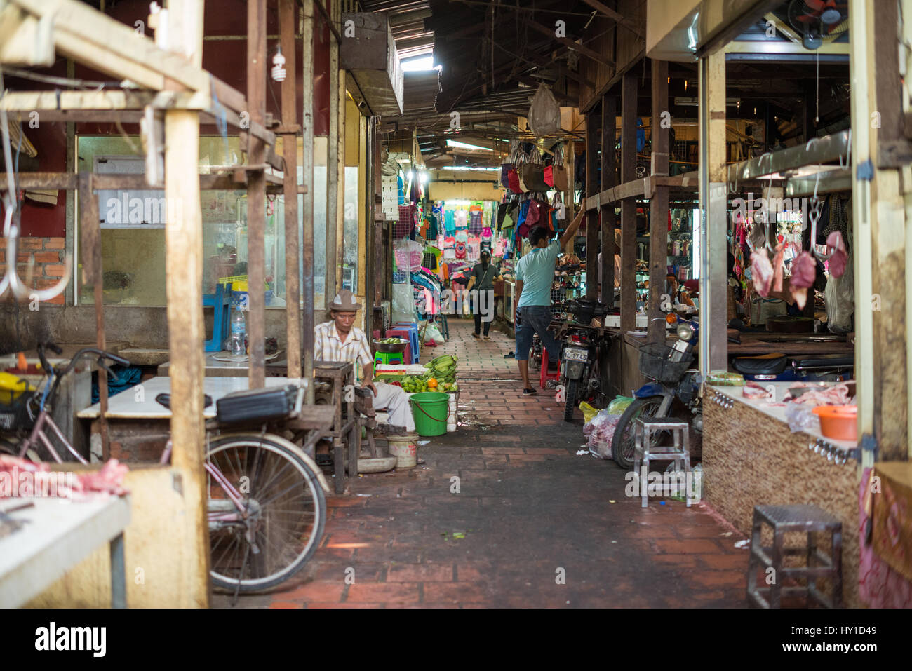 Russian Market in Phnom Penh, Cambodia, Asia Stock Photo - Alamy