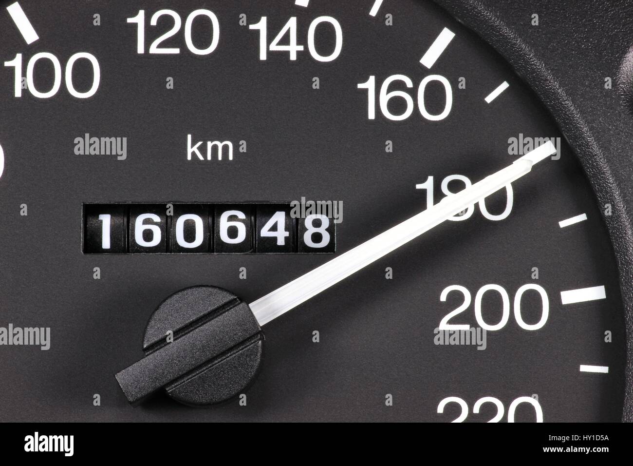 Dashboard speedometer km h hi-res stock photography and images - Alamy