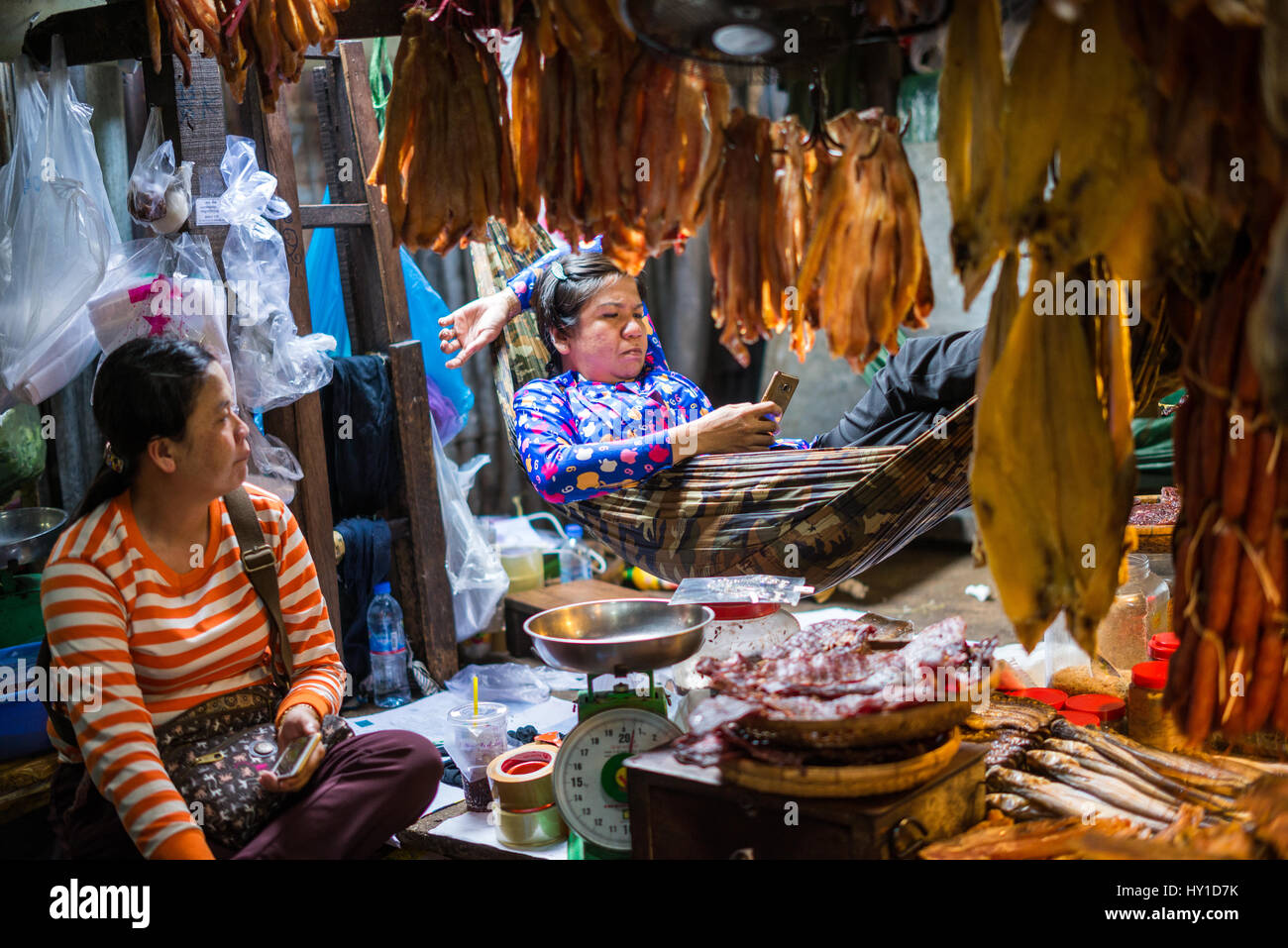 Russian Market in Phnom Penh, Cambodia, Asia Stock Photo - Alamy