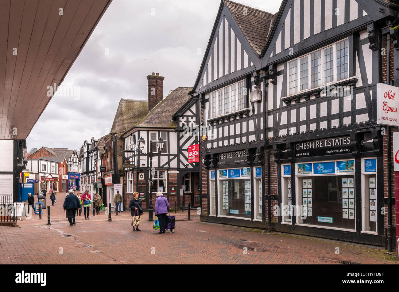 Northwich West Cheshire. Vale Royal Stock Photo - Alamy