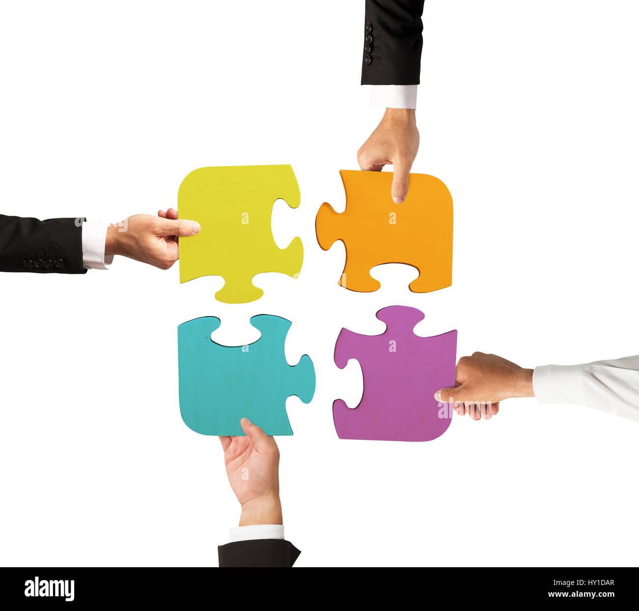 One team Cut Out Stock Images & Pictures - Alamy