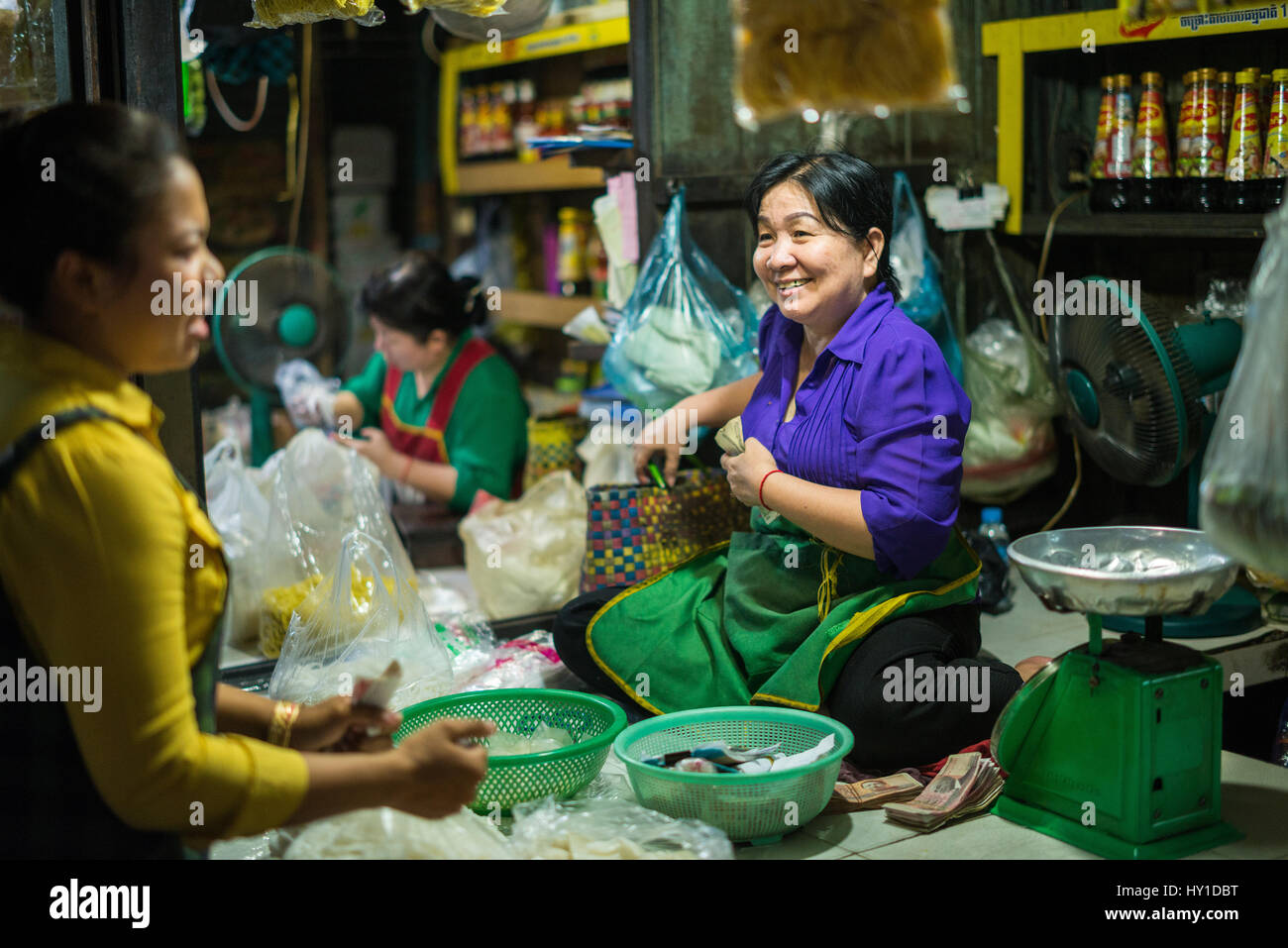 Russian Market in Phnom Penh, Cambodia, Asia Stock Photo - Alamy