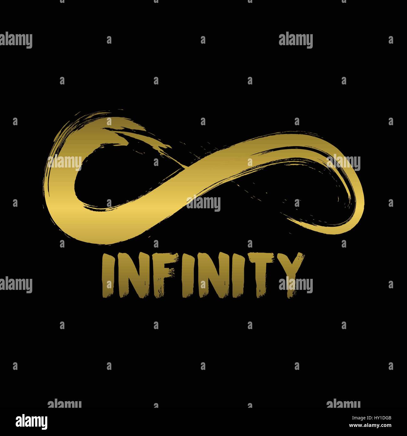 Grunge style infinity symbol Stock Vector Image & Art - Alamy