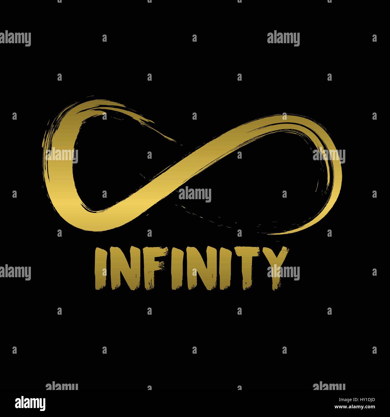 Grunge style infinity symbol Stock Vector Image & Art - Alamy