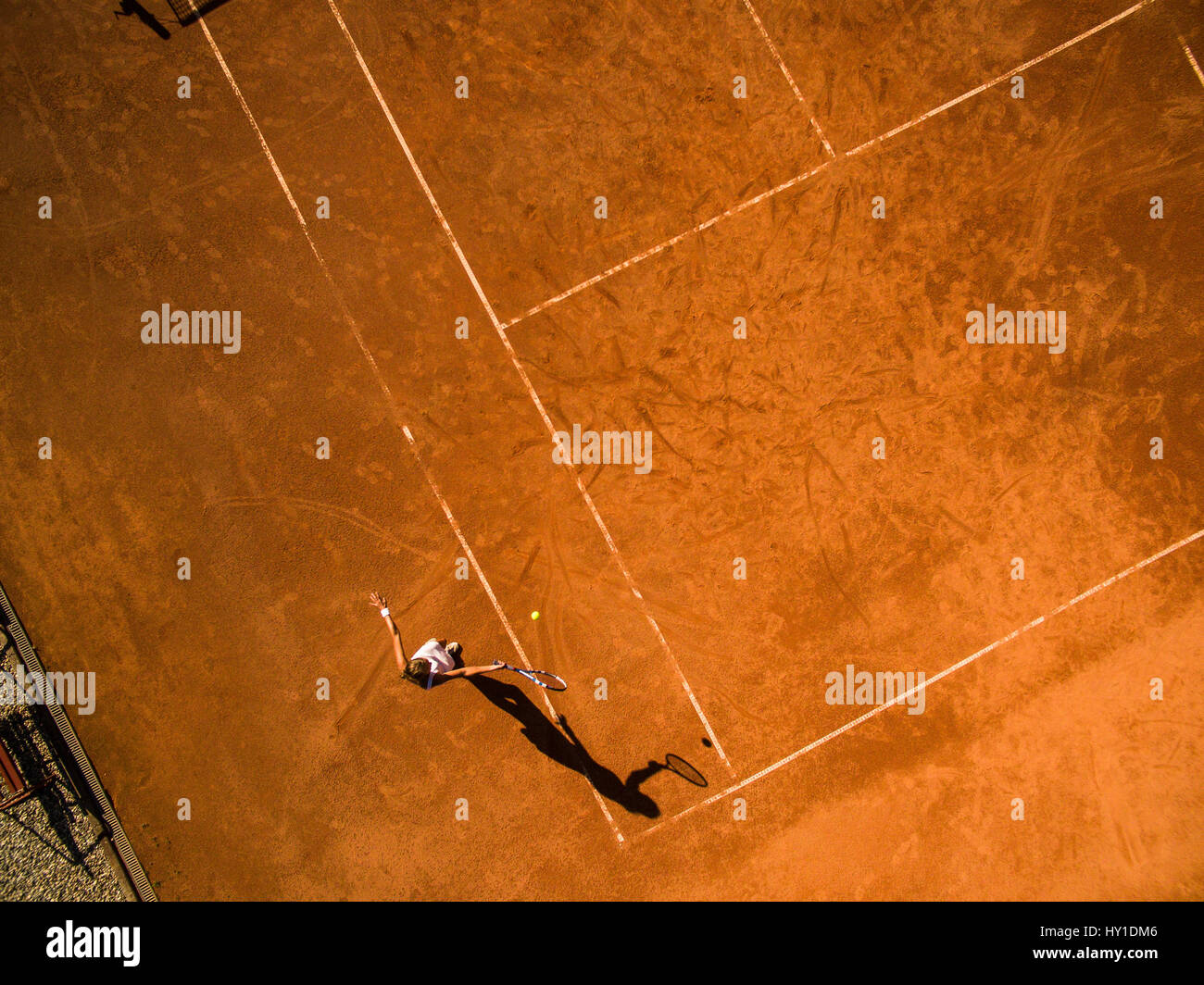 Tennis female from top hi-res stock photography and images - Alamy