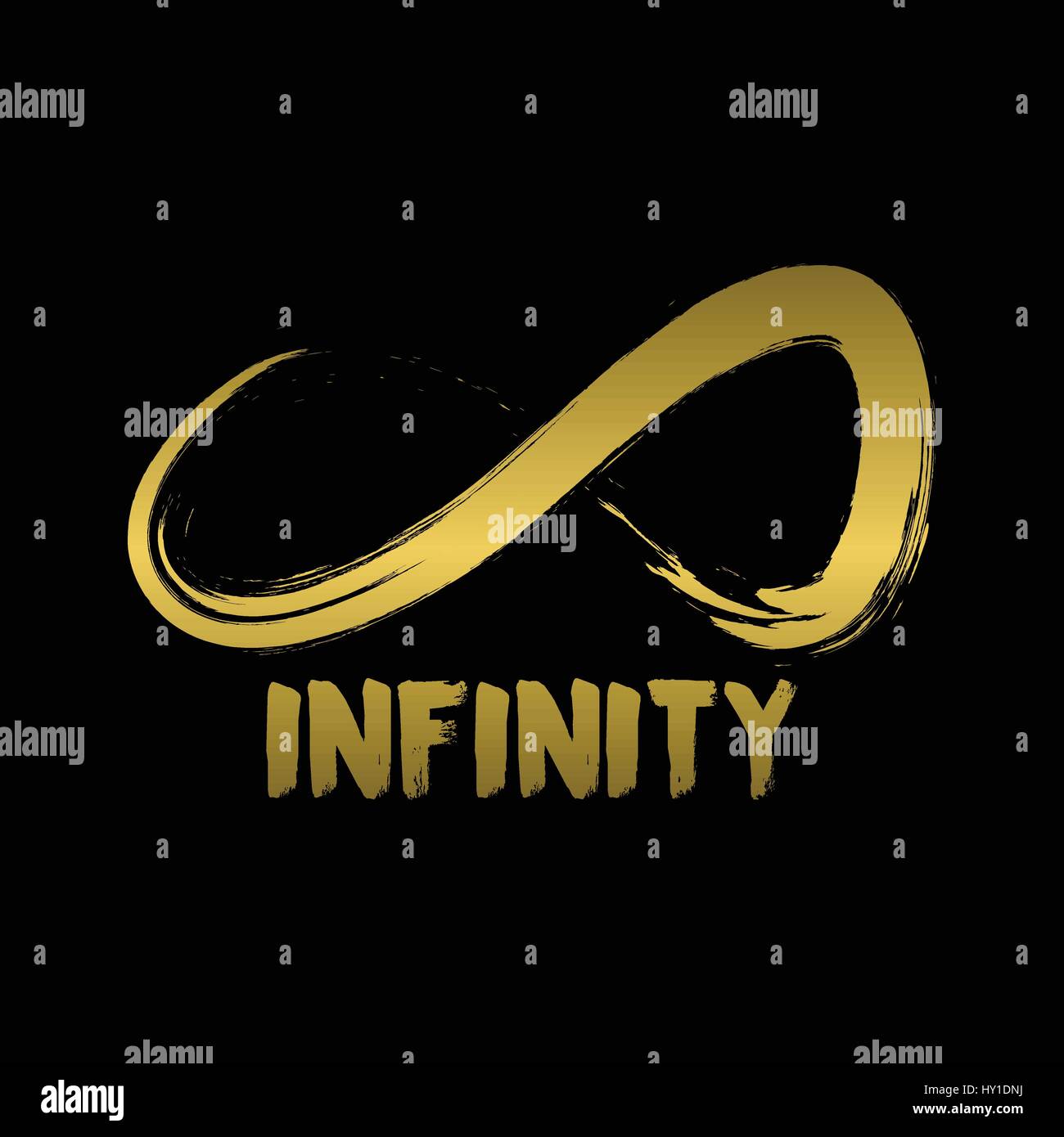Grunge style infinity symbol Stock Vector Image & Art - Alamy