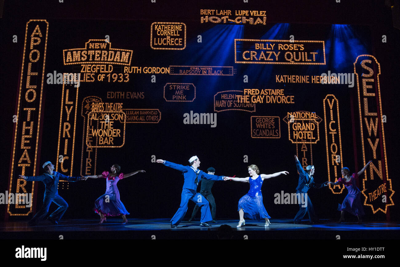 Photocall for the musical 42nd Street at the Theatre Royal Drury Lane ...