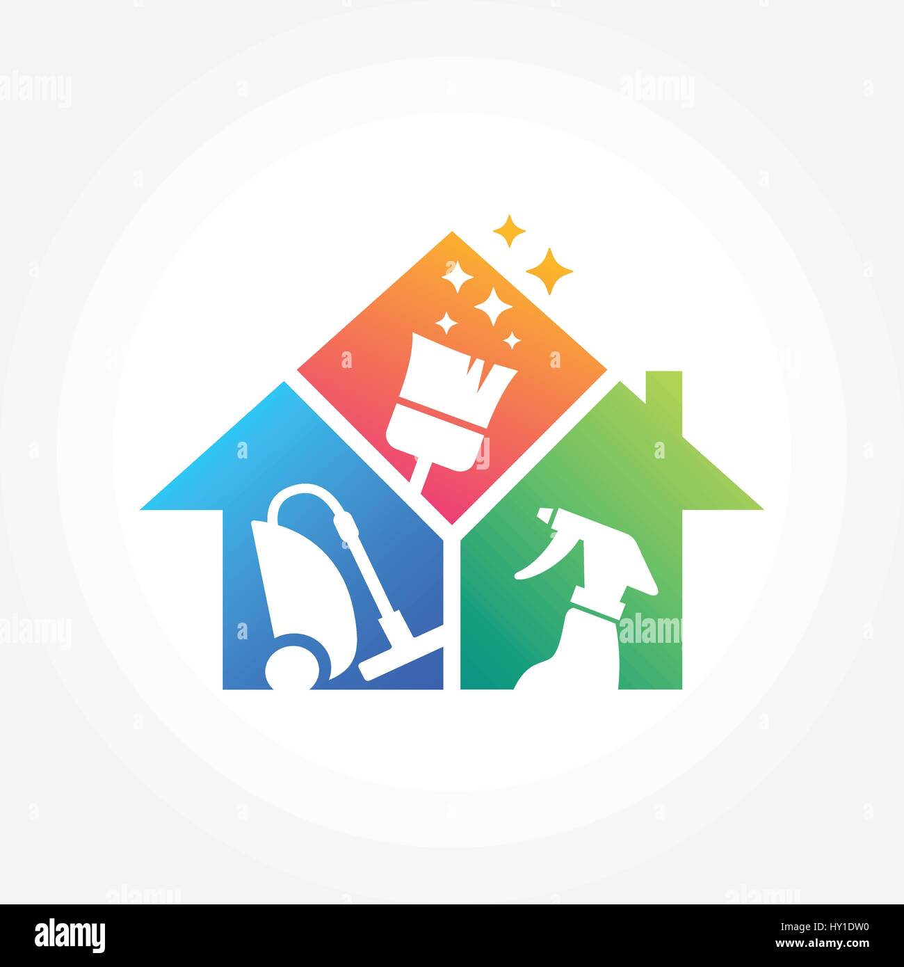 Home Cleaning. Cleaning Service. Building Cleaning, vector illustration ...