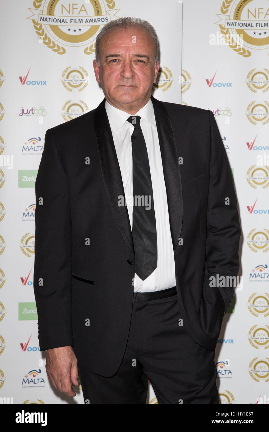 John Bowe attends the 2017 National Film Awards at Porchester Hall on ...